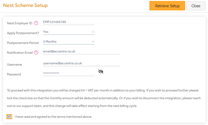 Primo Payroll-NEST Pensions Integration